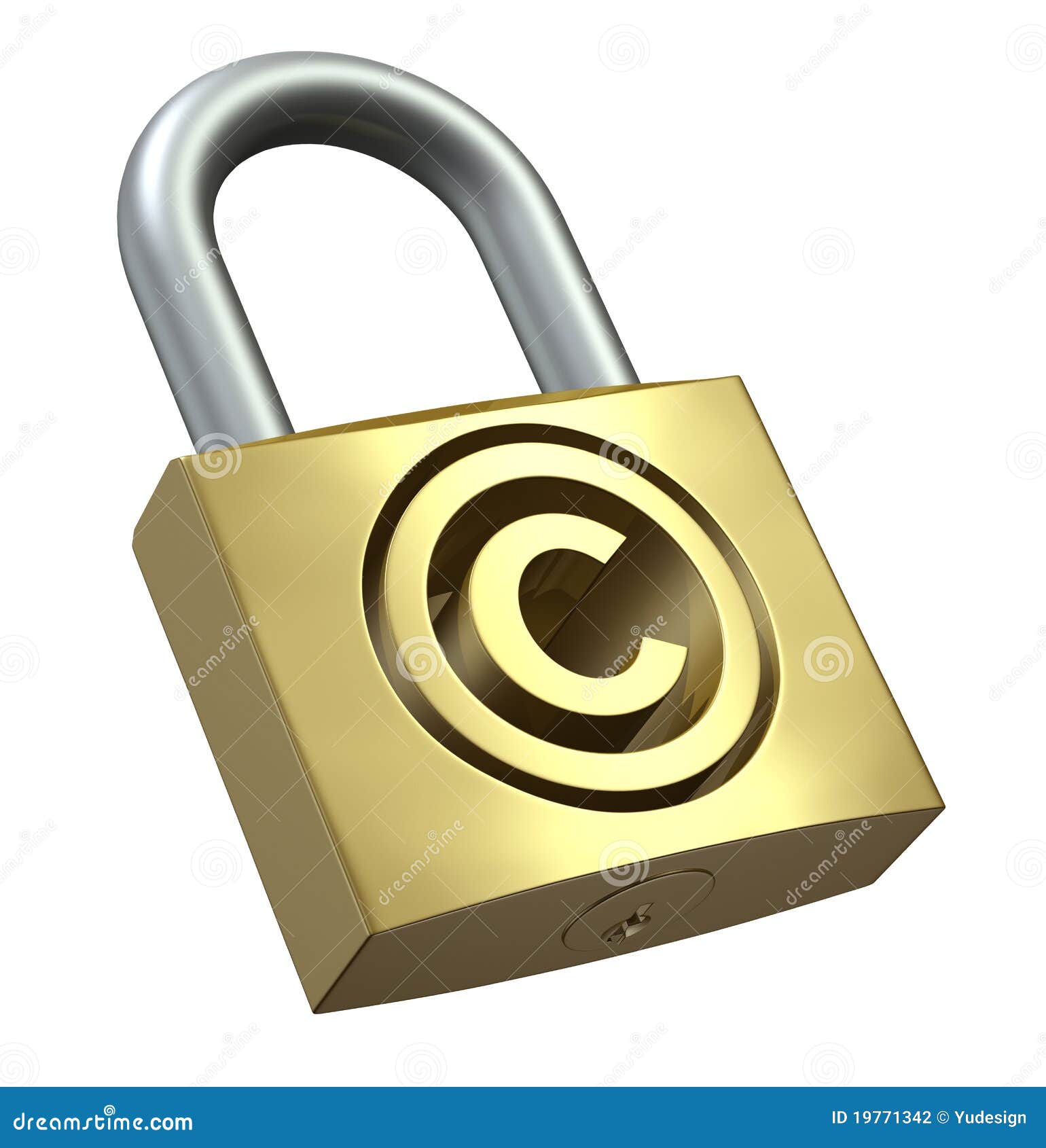 Copyright Protection stock illustration. Illustration of security ...