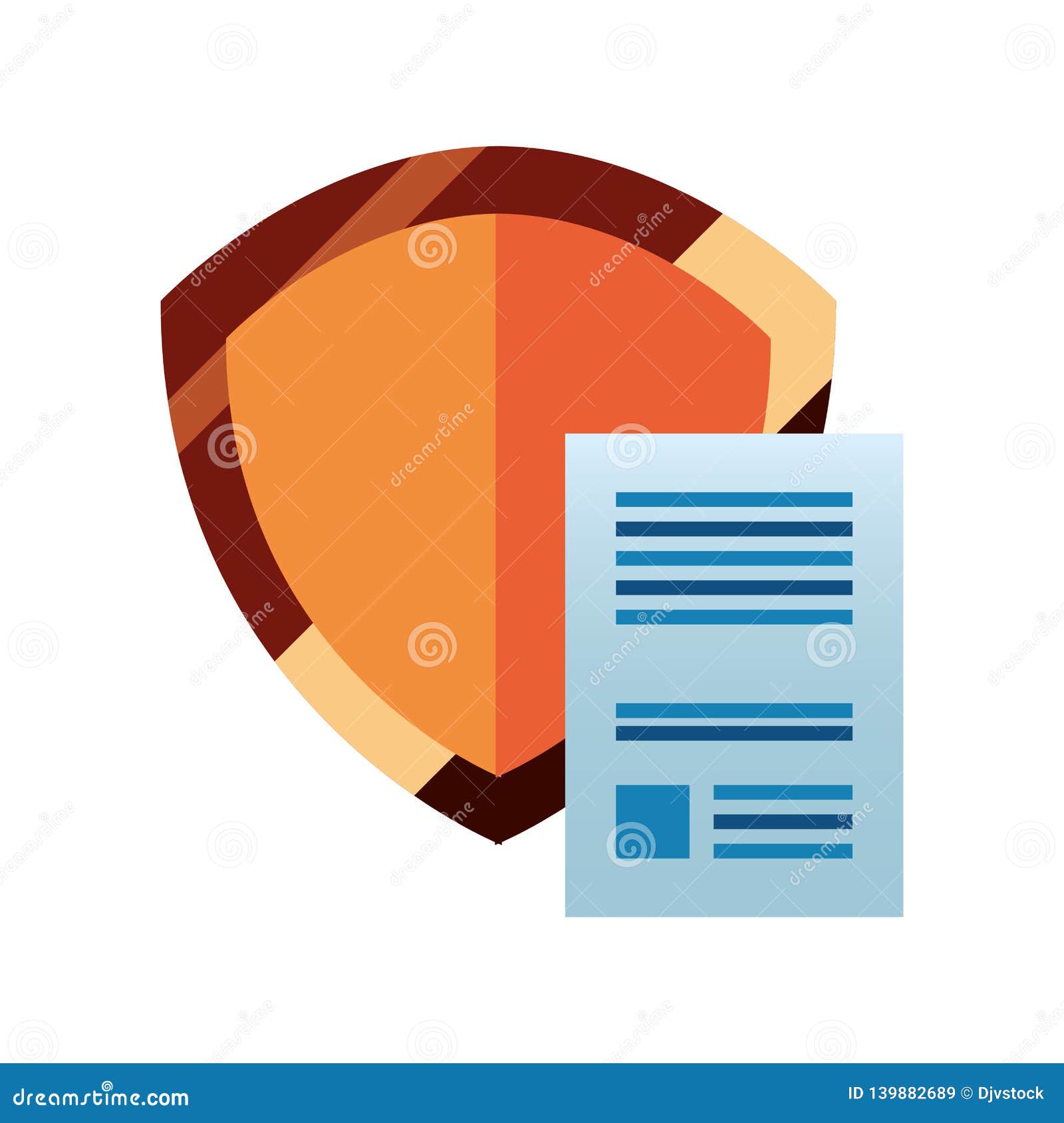 Copyright Protection of Intellectual Stock Vector - Illustration of ...