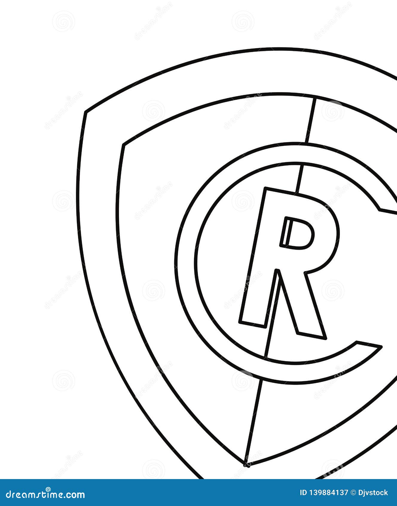 Copyright Protection of Intellectual Stock Vector - Illustration of ...