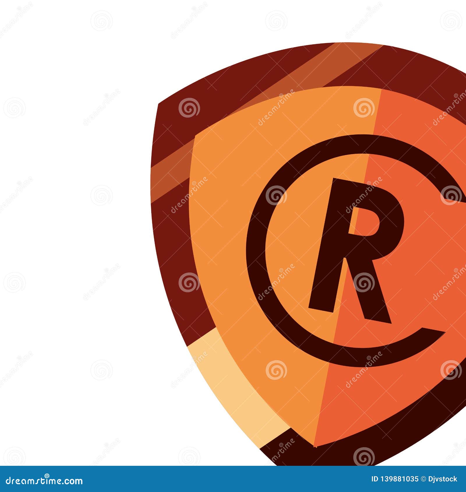 Copyright Protection of Intellectual Stock Vector - Illustration of ...