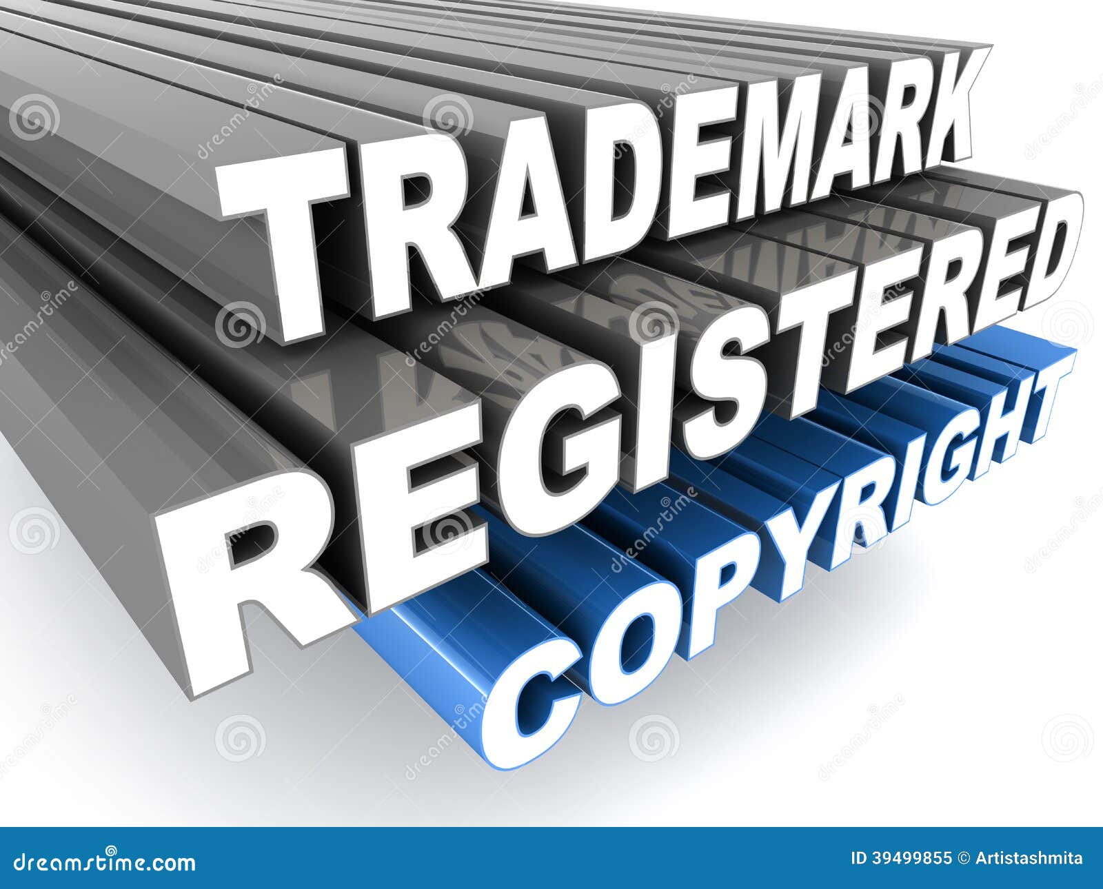 Copyright Registered Trademark Stock Illustration - Illustration of ...