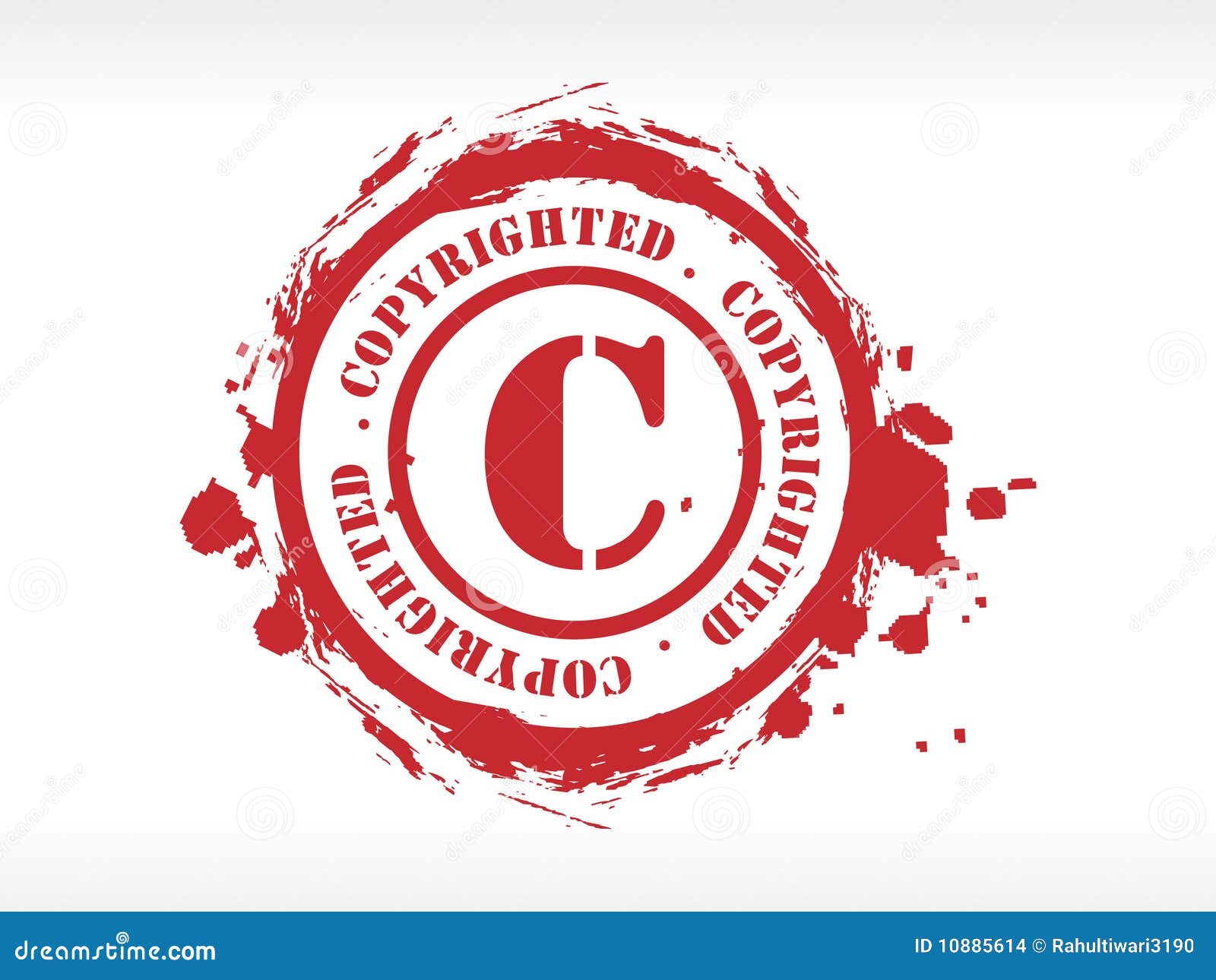 Copyright rubber stamp stock illustration. Illustration of sign - 10885614
