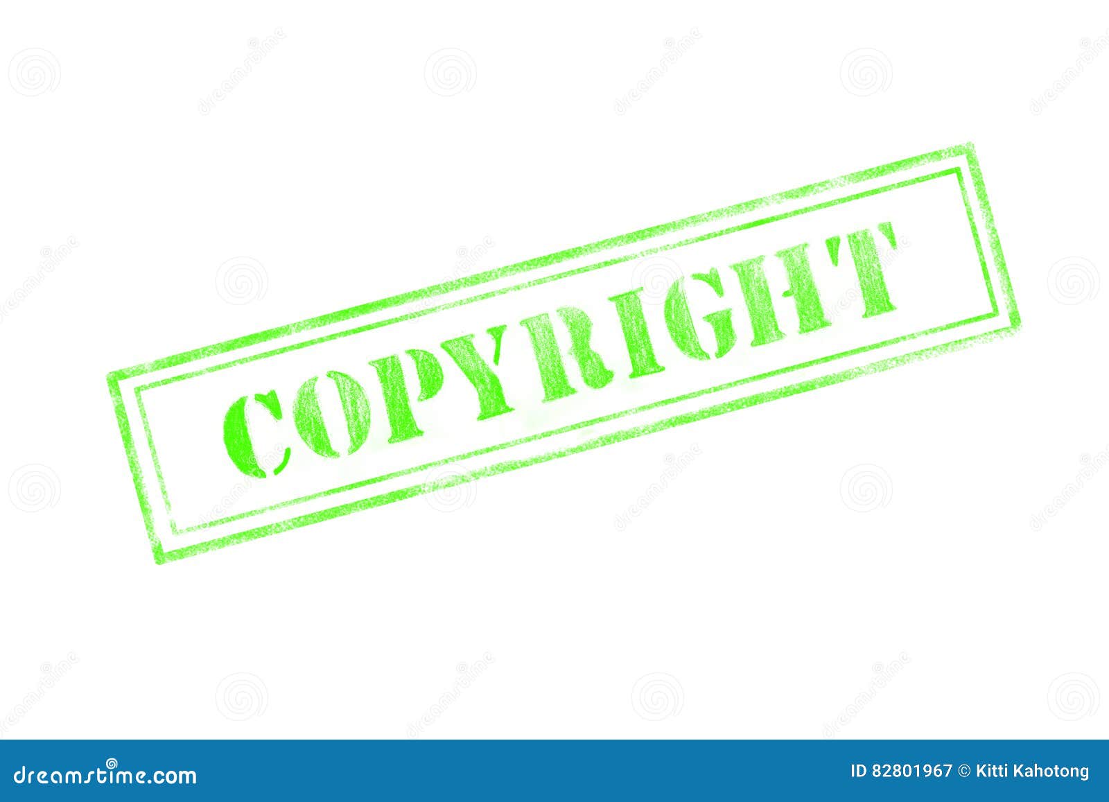 `COPYRIGHT` Rubber Stamp Over a White Background Stock Illustration ...
