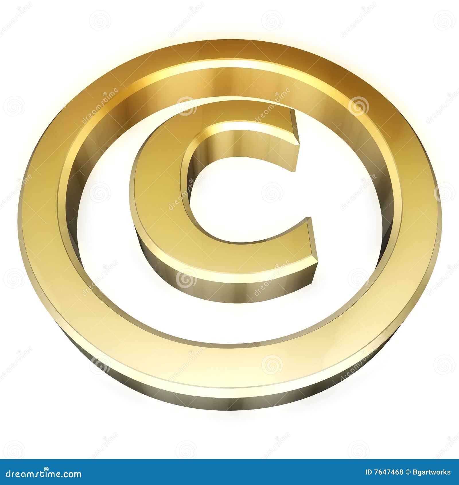 Copyright sign stock illustration. Illustration of rights - 7647468