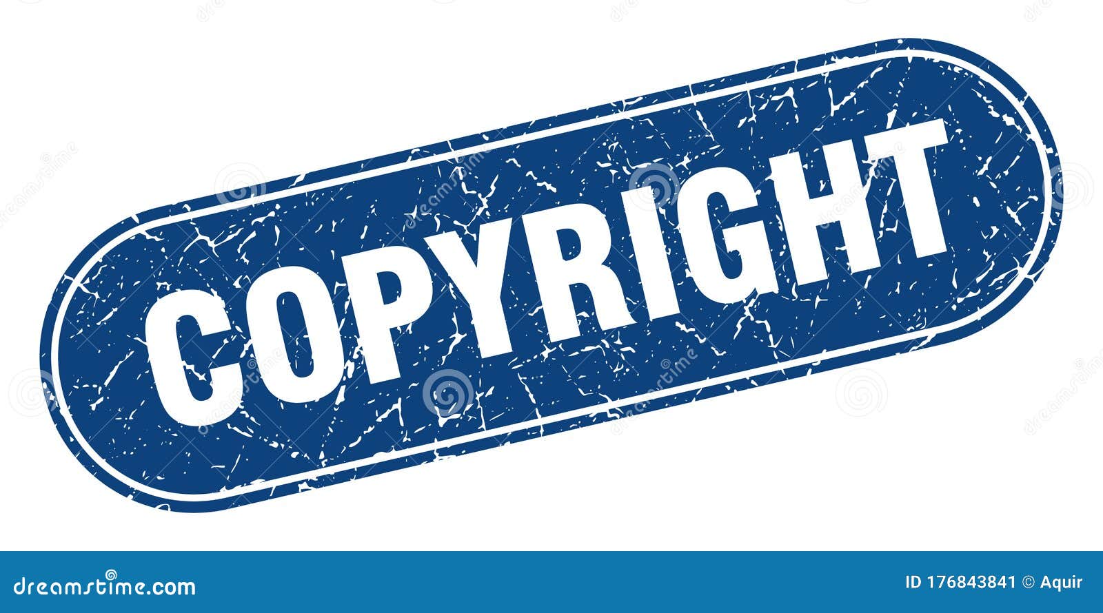 Copyright Sign. Copyright Grunge Stamp Stock Vector - Illustration of ...