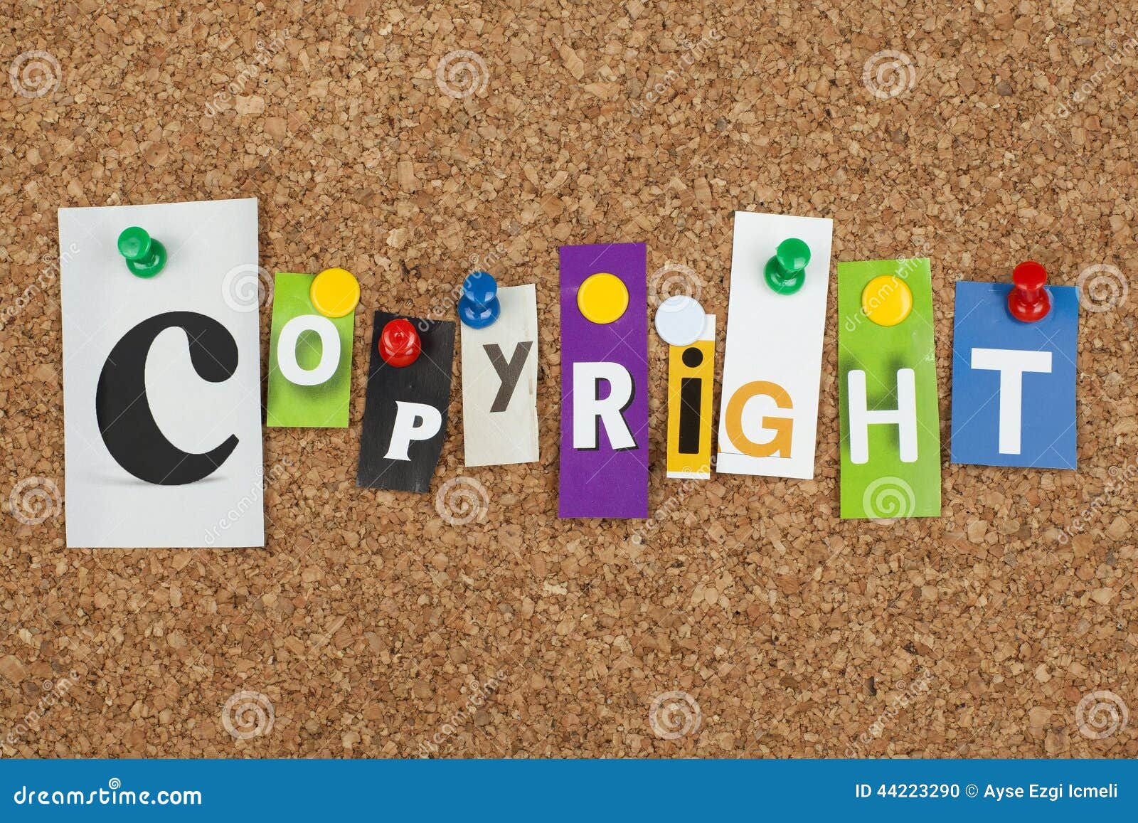 Copyright stock photo. Image of ownership, brand, board - 44223290
