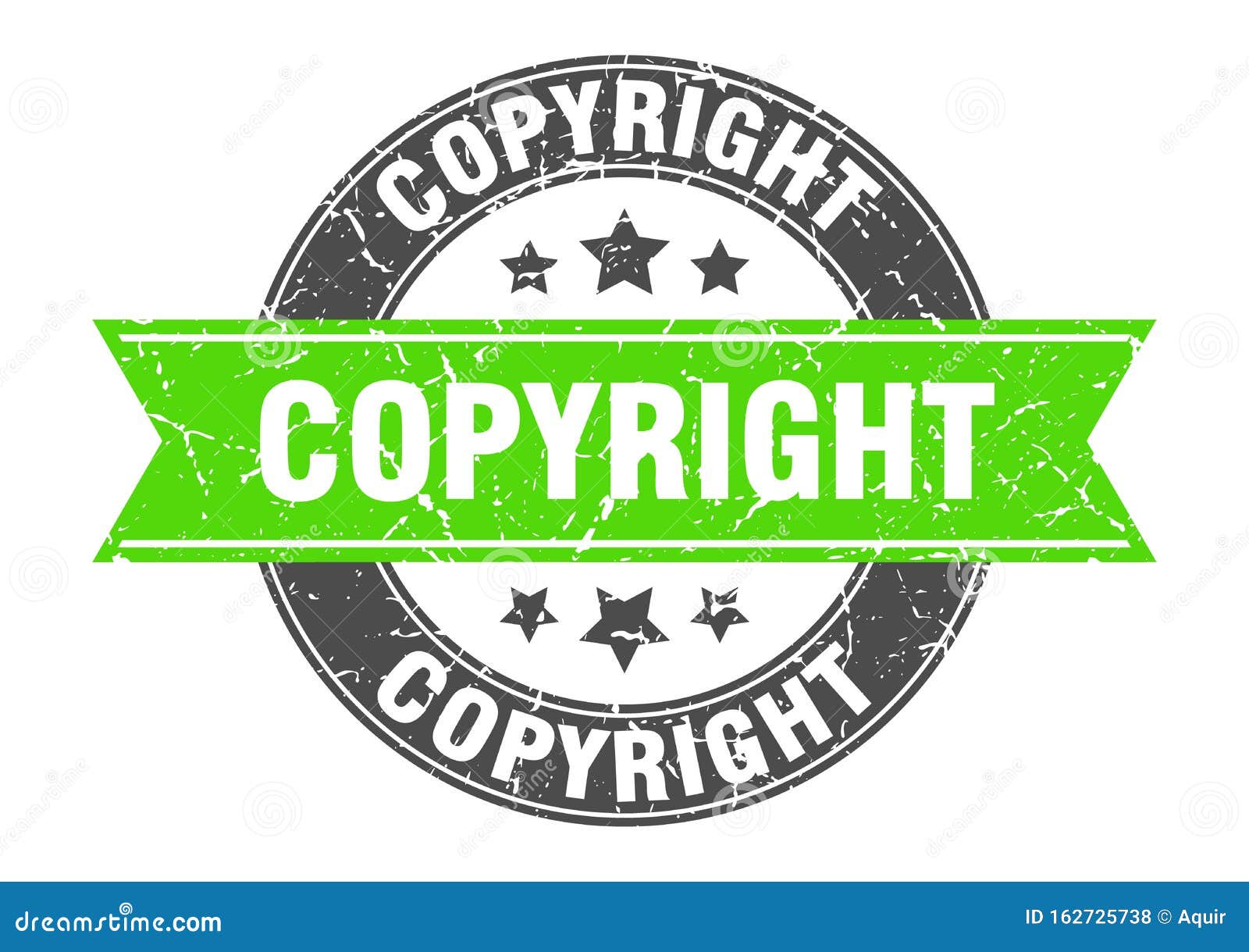 Copyright stamp stock vector. Illustration of white - 162725738