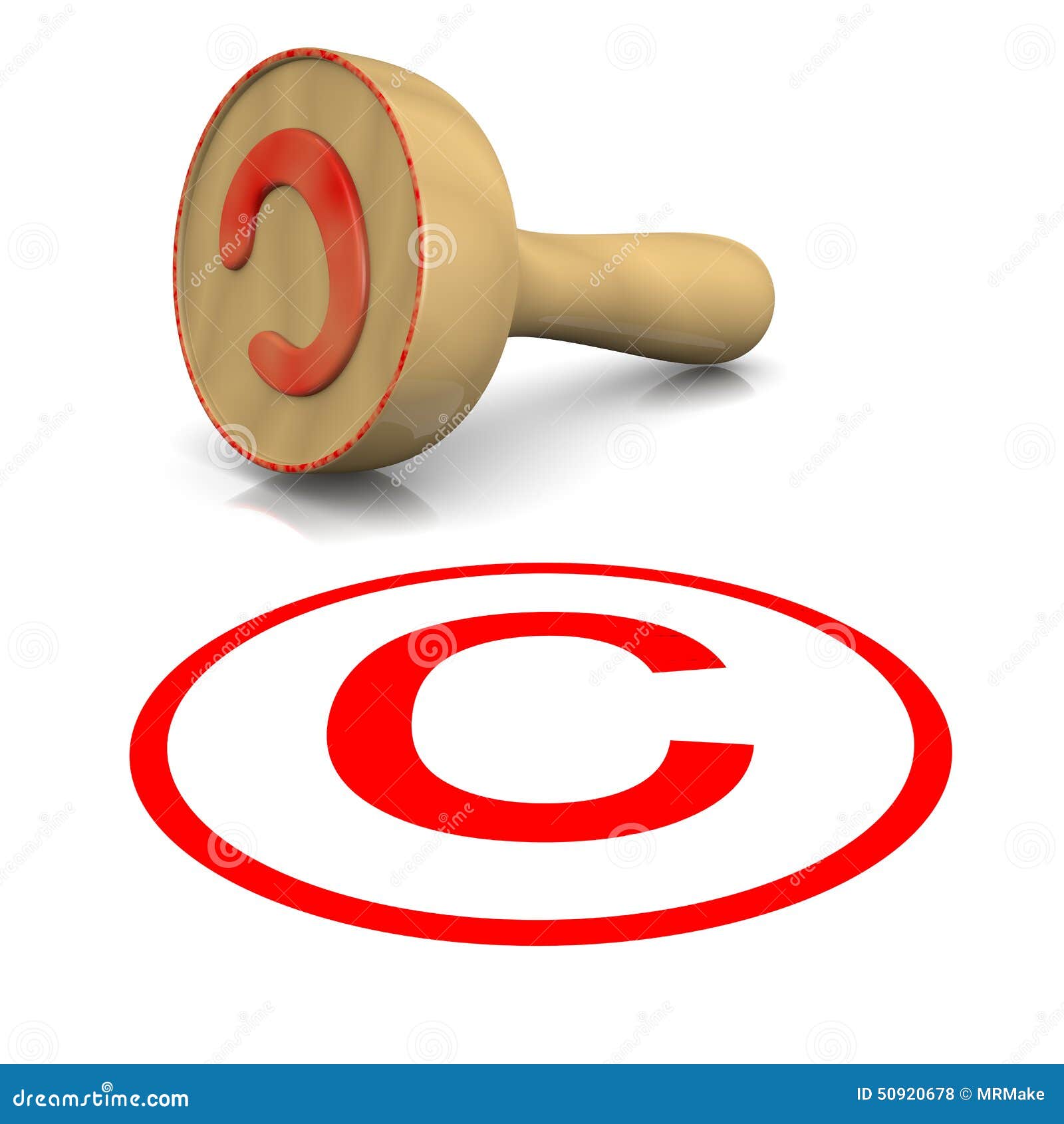Copyright Stamp stock illustration. Illustration of register - 50920678