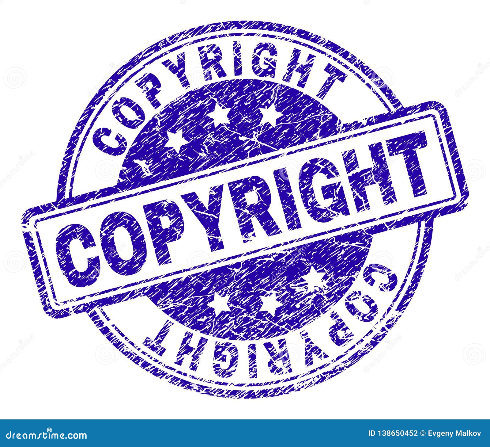Scratched Textured COPYRIGHT Stamp Seal Stock Vector - Illustration of ...