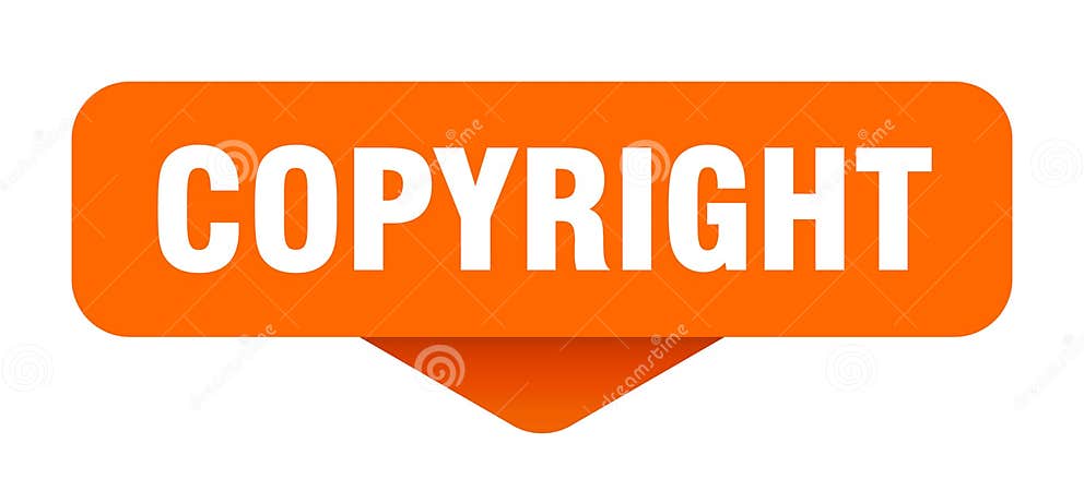 Copyright Sticker. Copyright Sign on Transparent Background Stock ...