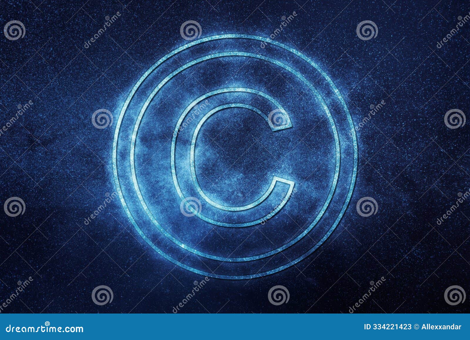 Copyright Symbol, C Letter in Circle Stock Image - Image of icon ...
