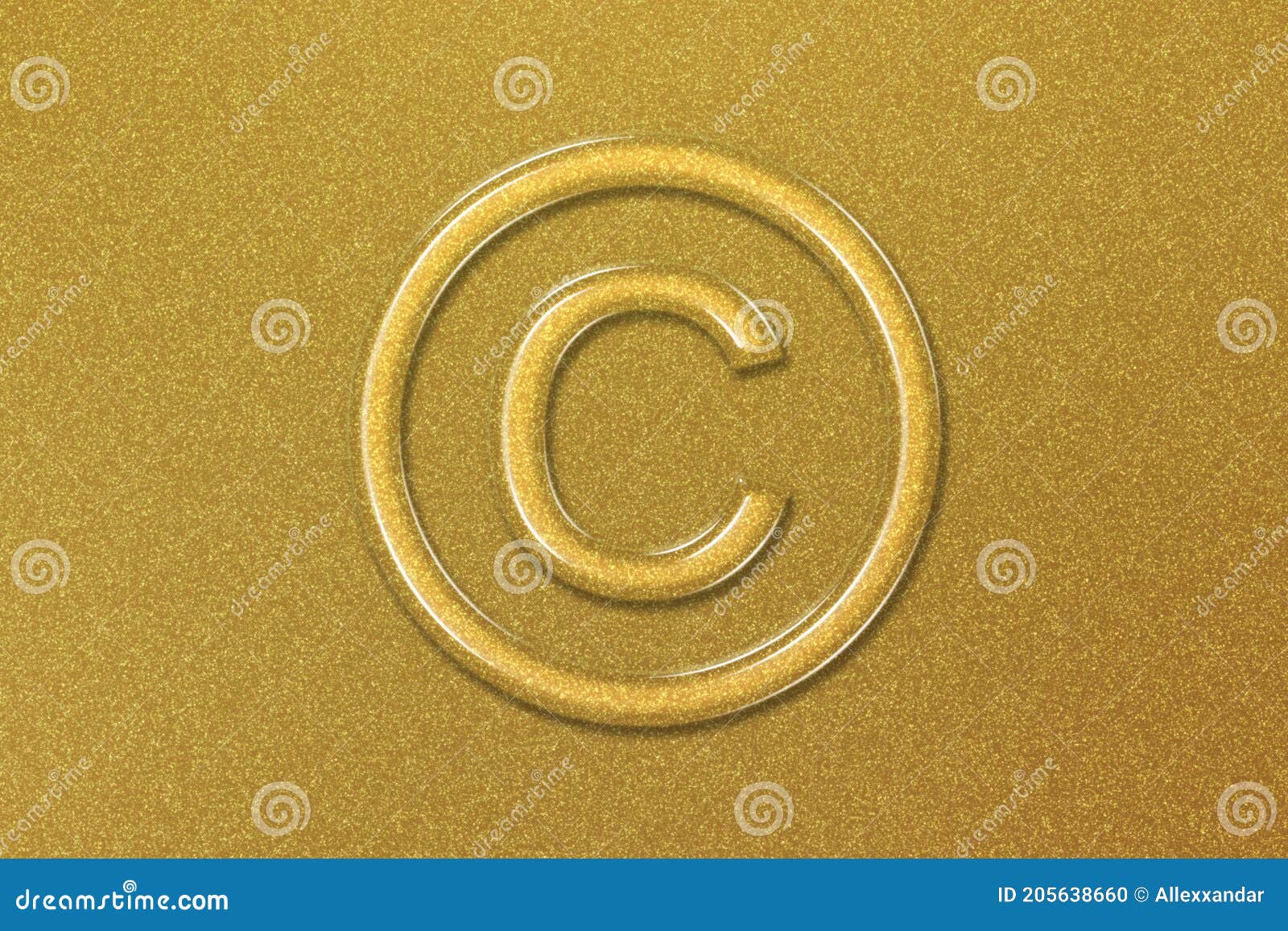 Copyright Symbol, C Letter in Circle Stock Illustration - Illustration ...