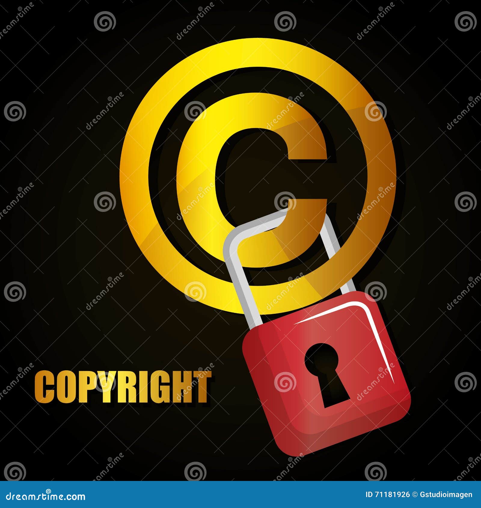 Copyright symbol design stock illustration. Illustration of design ...