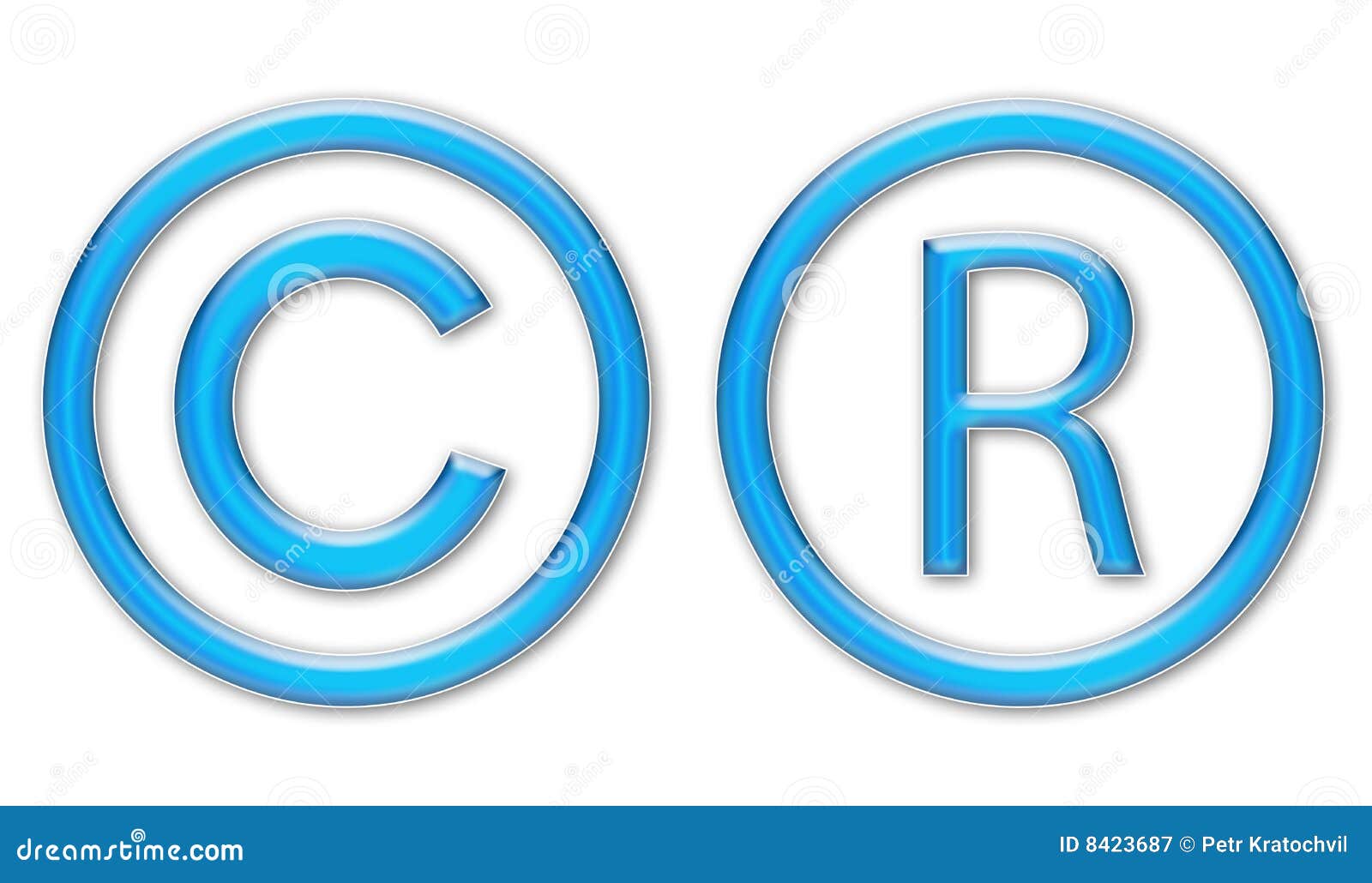 Copyright symbols stock illustration. Illustration of protection - 8423687