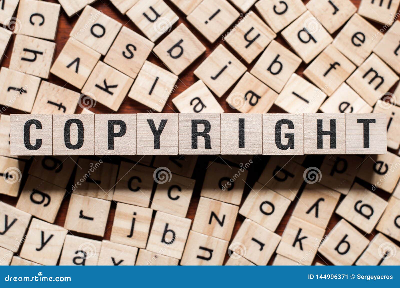 Copyright word concept stock image. Image of protection - 144996371