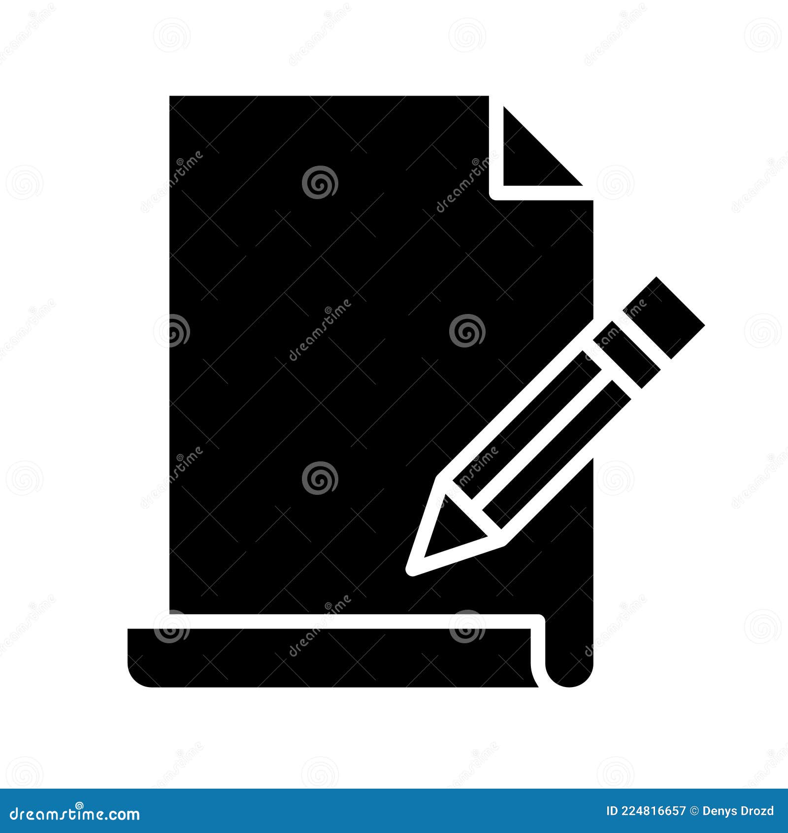 Copyrighting Icon Vector Set. Copywriting Illustration Sign Collection ...