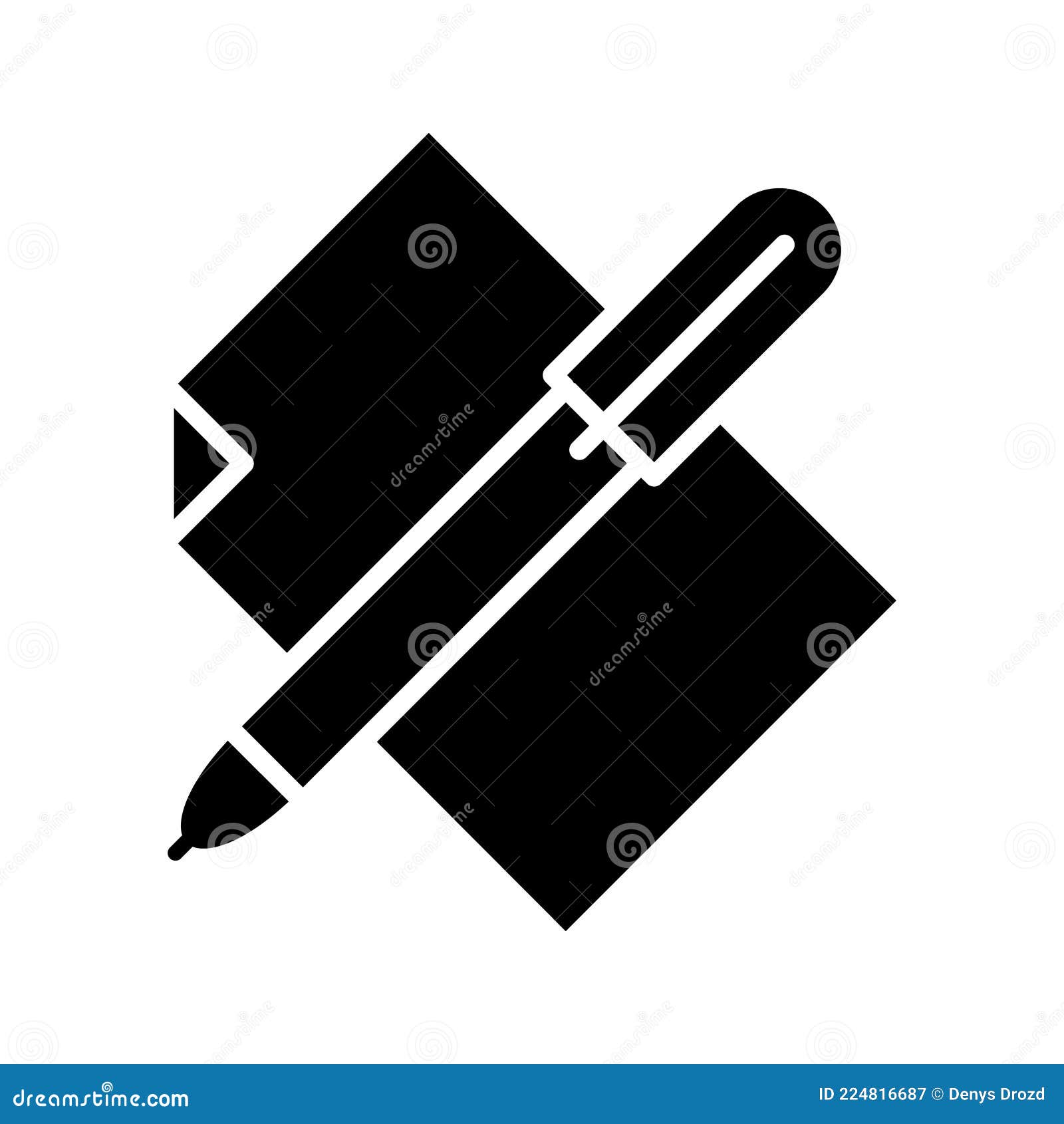 Copyrighting Icon Vector Set. Copywriting Illustration Sign Collection ...