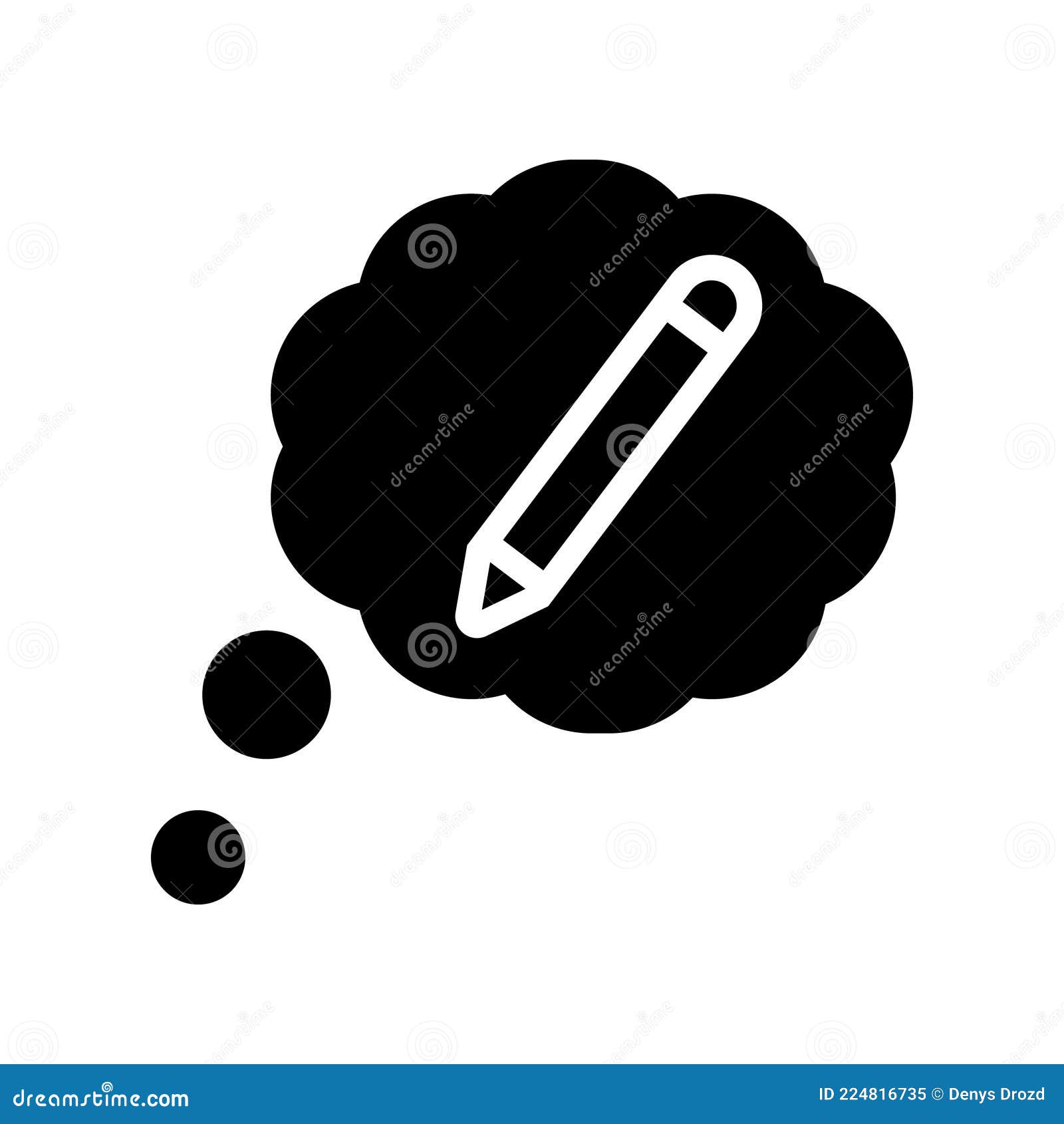 Copyrighting Icon Vector Set. Copywriting Illustration Sign Collection ...