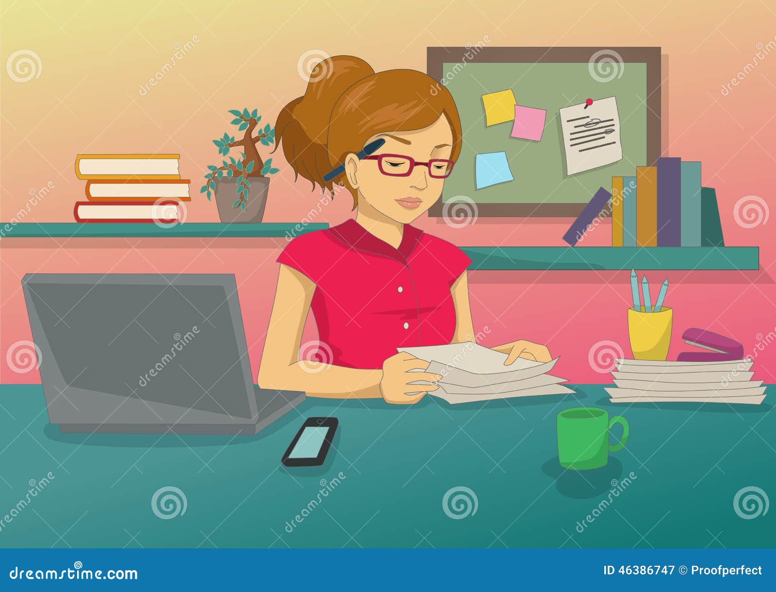 Copywriter Cartoons, Illustrations & Vector Stock Images - 4610 ...