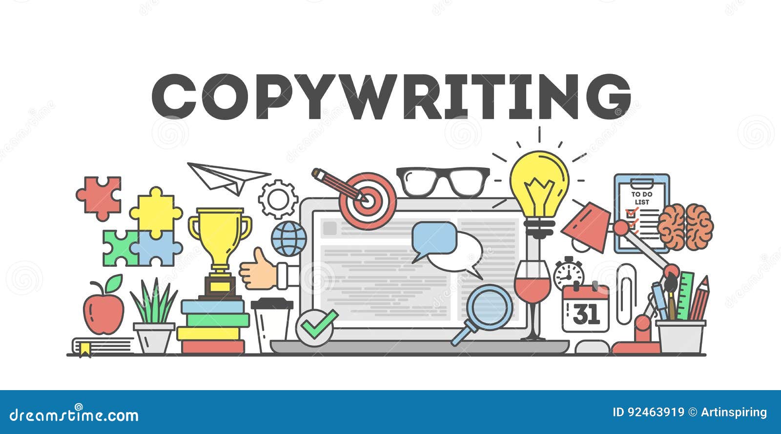 Copywriting - Concept Illustration | CartoonDealer.com #22961910