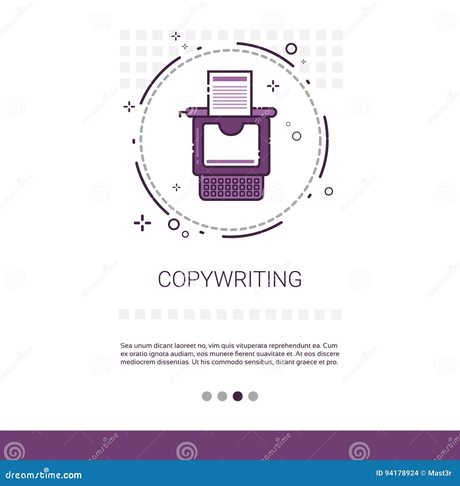 Copywriting Freelance Occupation Content Marketing Web Banner with Copy ...