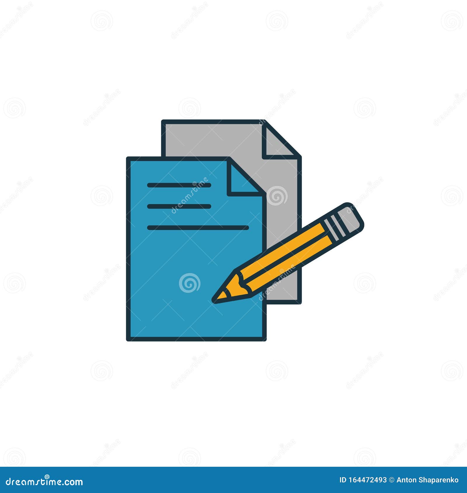 Copywriting Icon. Simple Element from Smm Icons Collection Stock ...