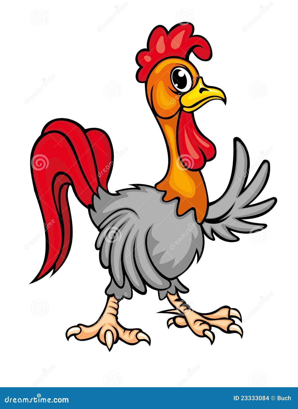 Coq De Jeunes De Dessin Animé Illustration de Vecteur - Illustration du ...