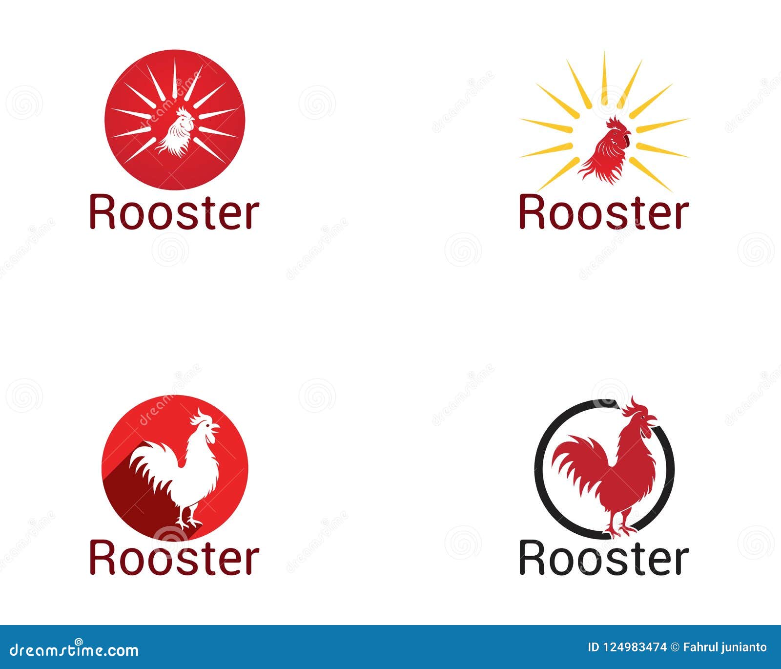 Coq Logo Vector Template illustration de vecteur. Illustration du ...