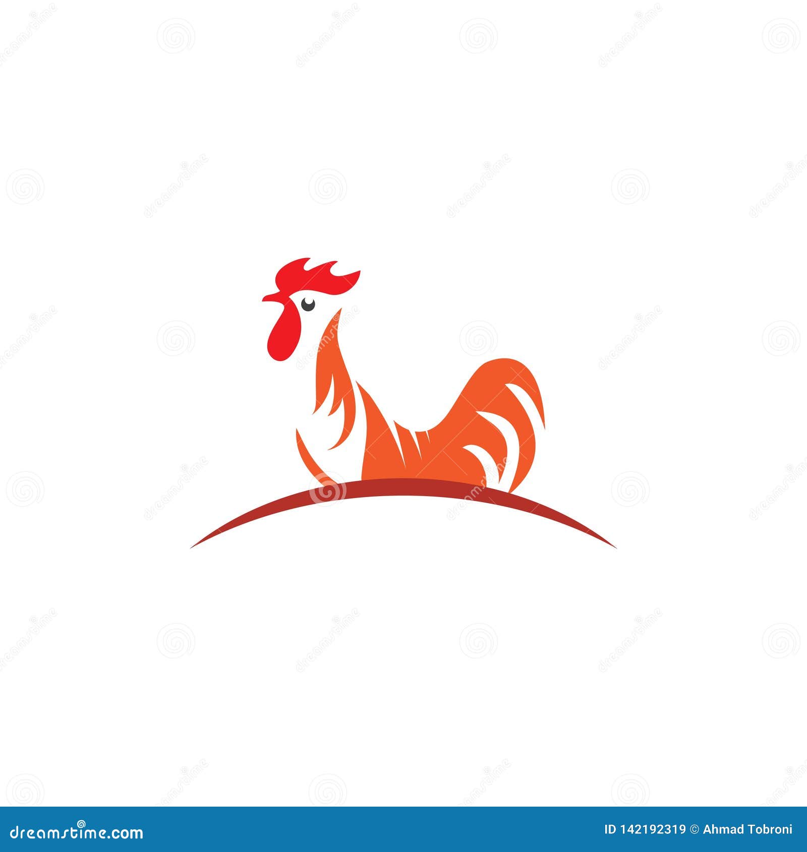 Coq Logo Vector Template Design Illustration Illustration de Vecteur ...
