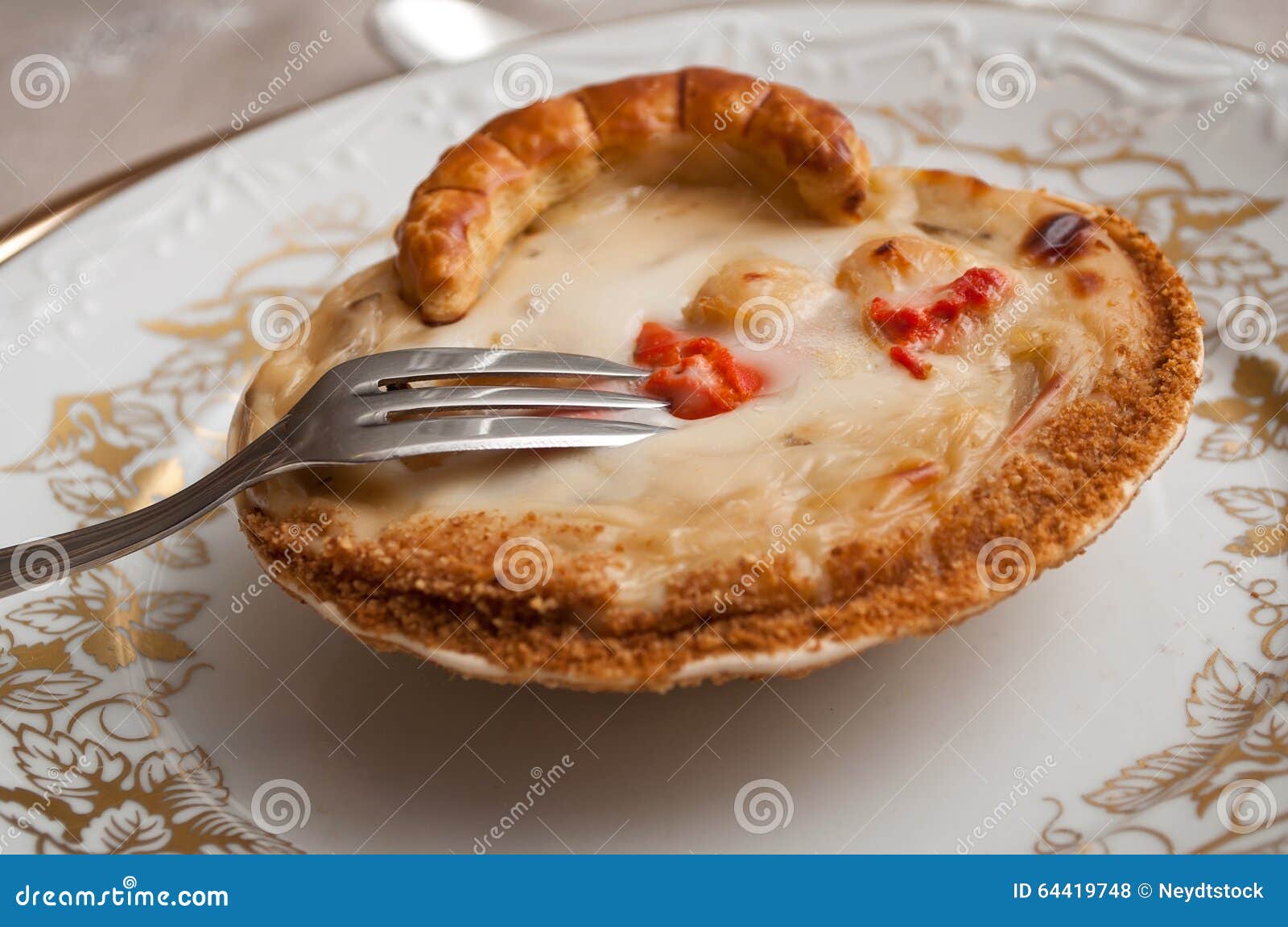 Coquille St. Jacques stock photo. Image of delicious - 64419748