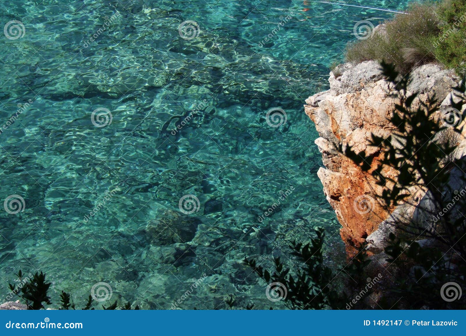 Cor do mar mediteranean imagem de stock. Imagem de movimento - 1492147