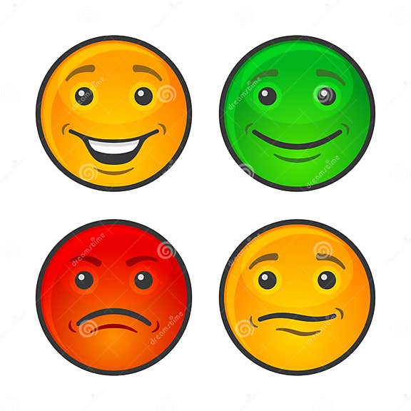 Cor Smiley Face Icons Set Vetor Ilustração do Vetor - Ilustração de ... Cor Smiley Face Icons Set Vetor Ilustração do Vetor - Ilustração de ...