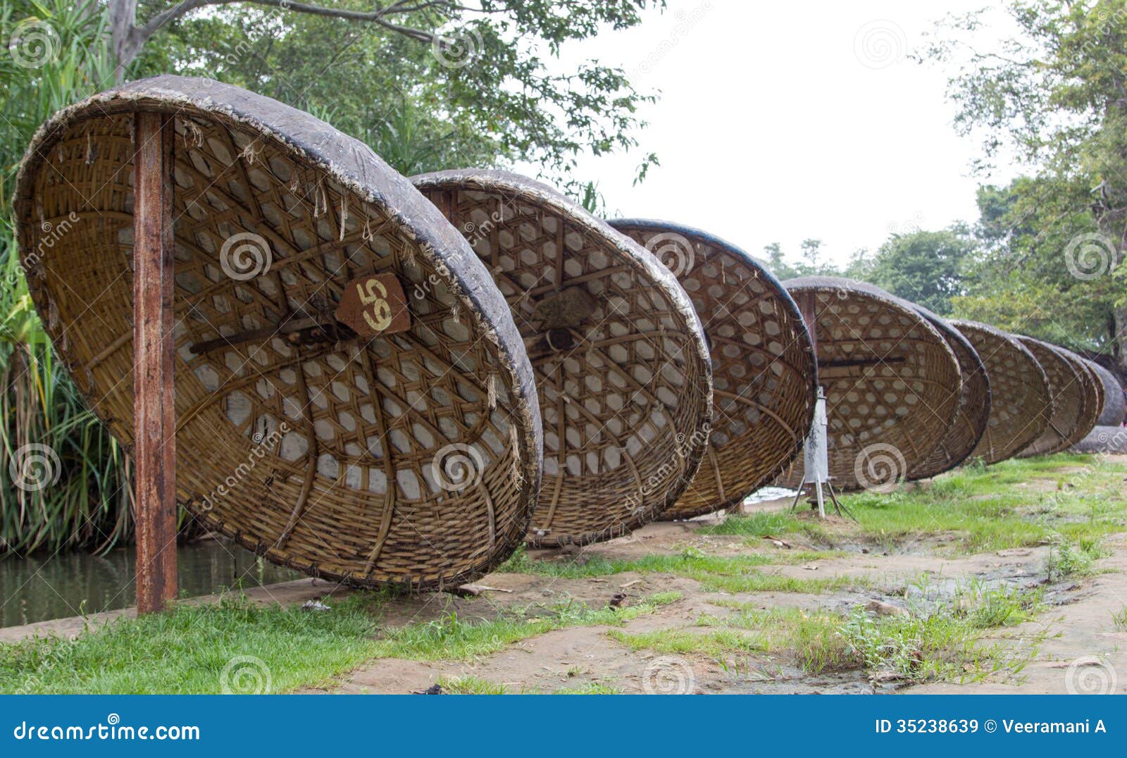 Coracle Row stock image. Image of hogenakkal, travel - 35238639