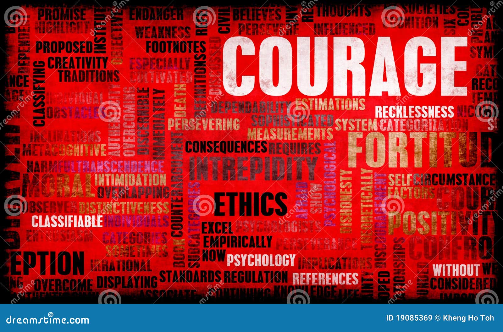 Coraggio illustrazione di stock. Illustrazione di spirito - 19085369