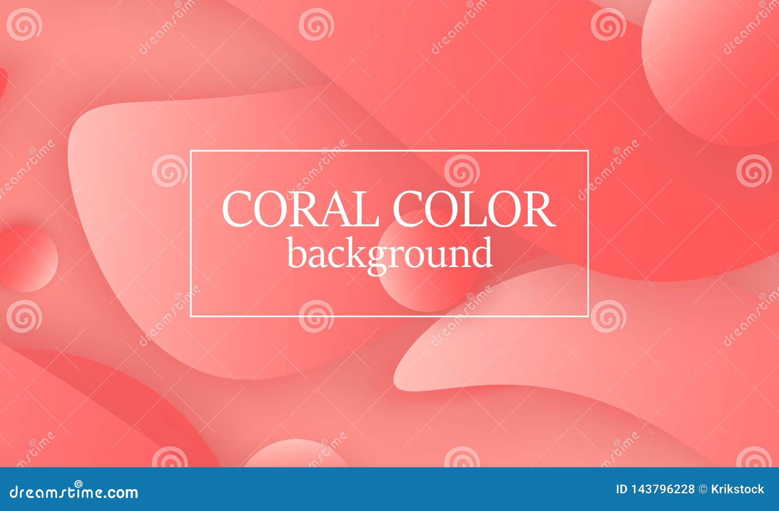 Coral Color Abstract Background. Vector. Stock Vector - Illustration of ...
