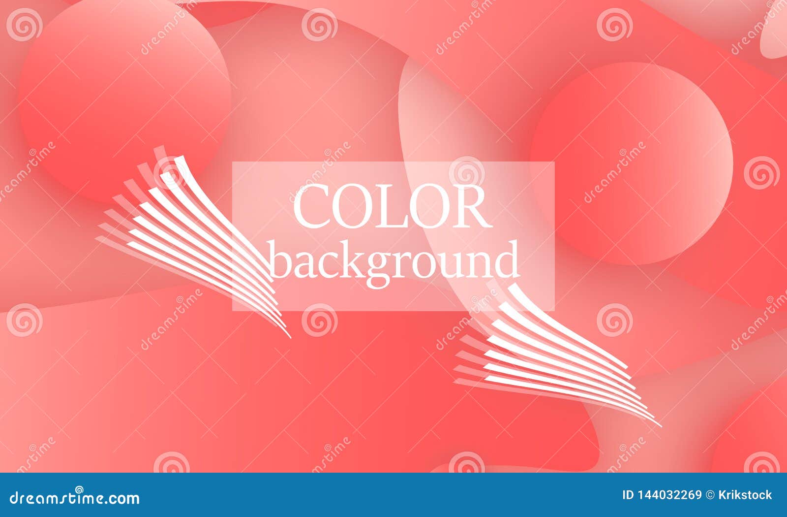 Coral Color Abstract Background. Vector. Stock Vector - Illustration of ...