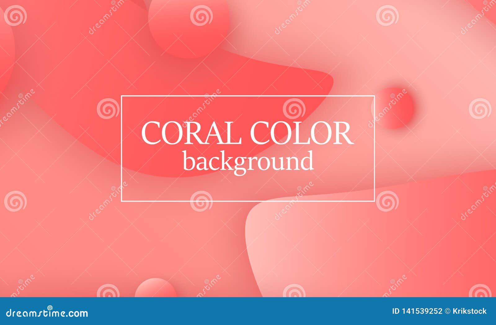 Coral Color Abstract Background. Vector. Stock Vector - Illustration of ...