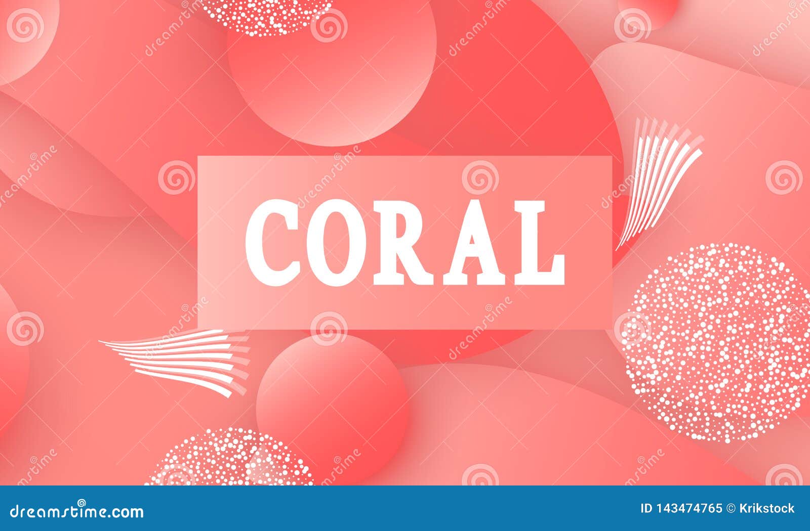 Coral Color Abstract Background. Vector. Stock Vector - Illustration of ...