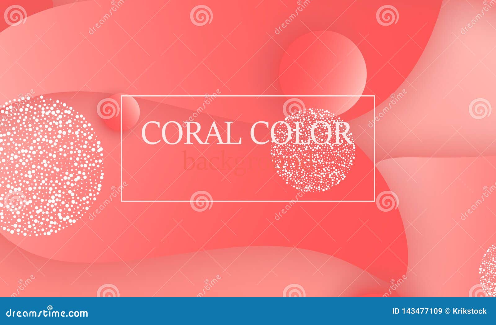 Coral Color Abstract Background. Vector. Stock Vector - Illustration of ...