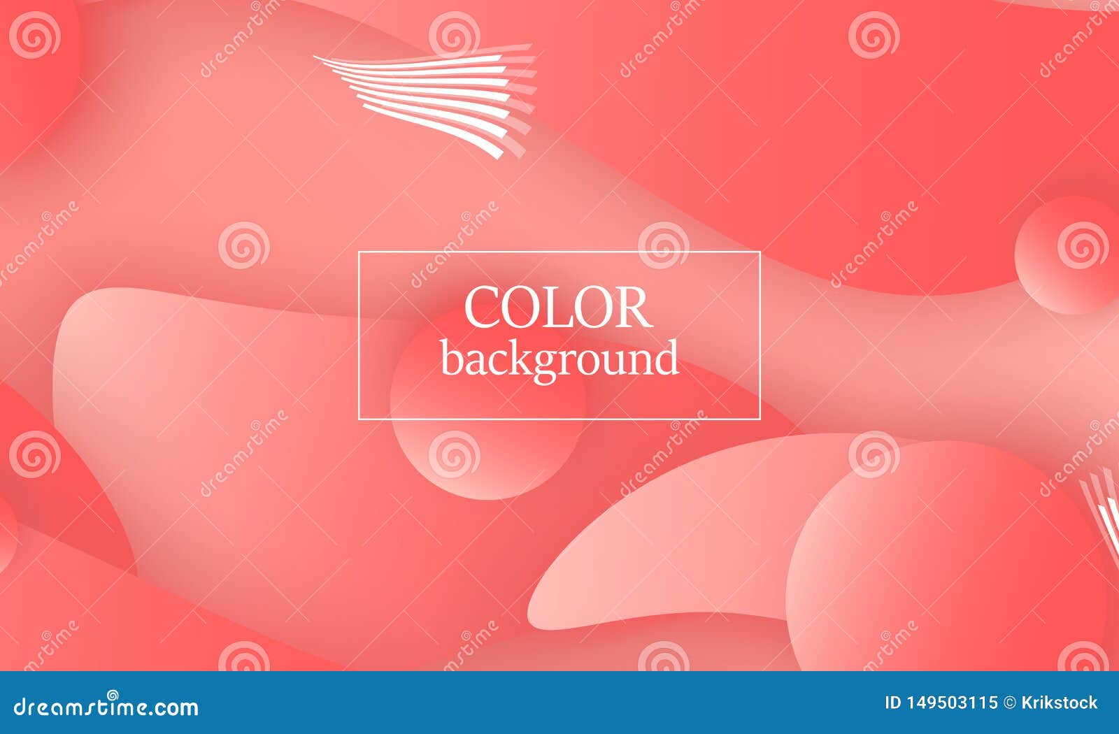 Coral Color Abstract Background. Vector. Stock Vector - Illustration of ...