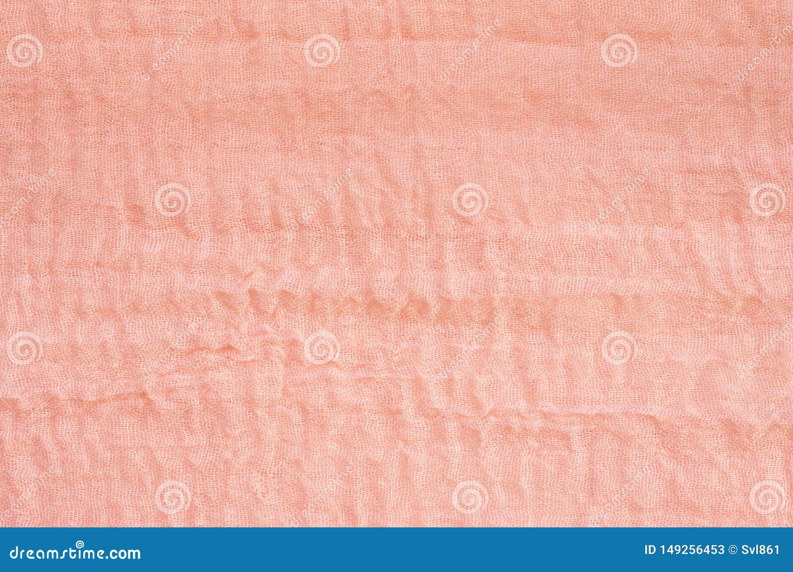Coral colored voile fabric stock image. Image of cotton - 149256453