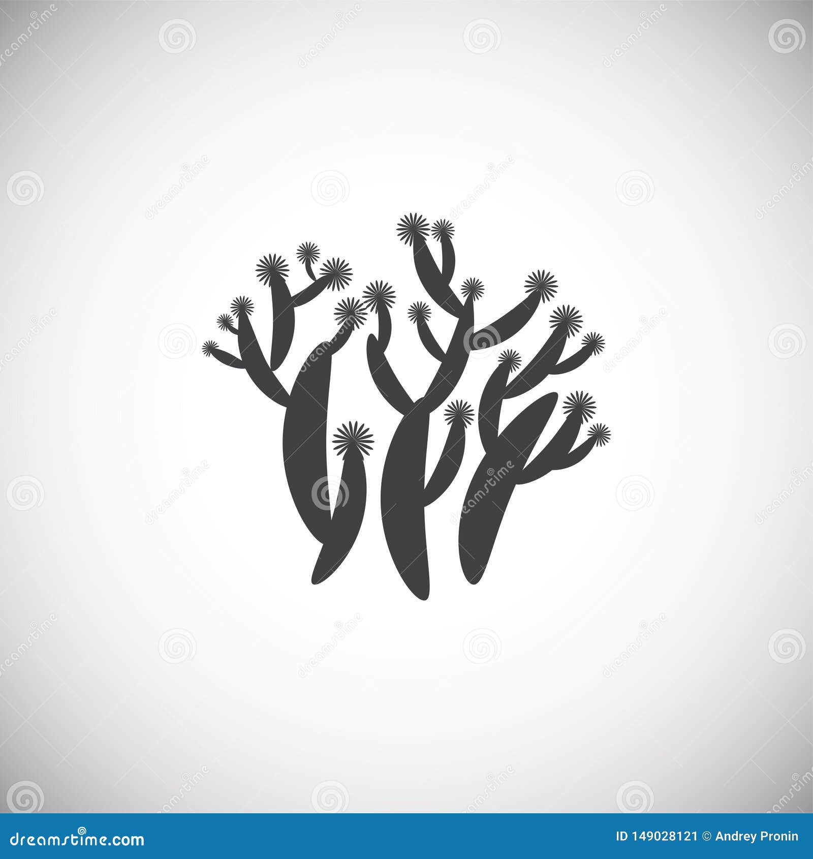 Coral Icon on Background for Graphic and Web Design. Simple ...