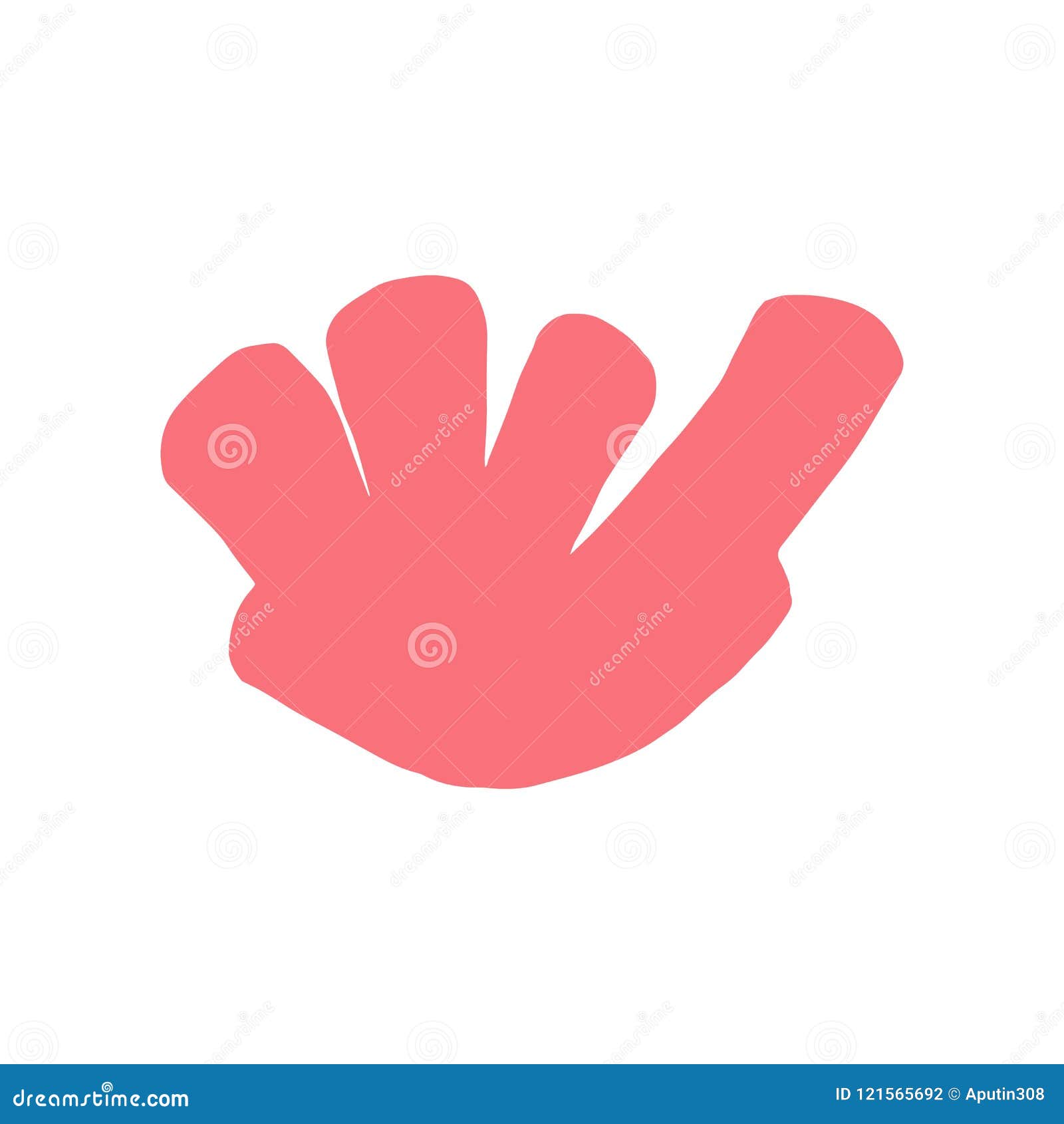 Coral Isolated Hand Drawing Vector. Stock Vector - Illustration of ...