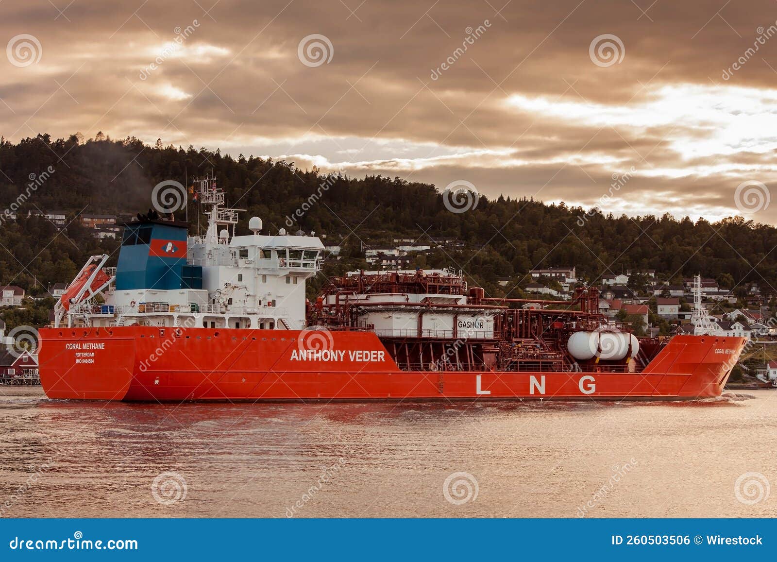 Coral Methane IMO 9404584 editorial photo. Image of norway - 260503506