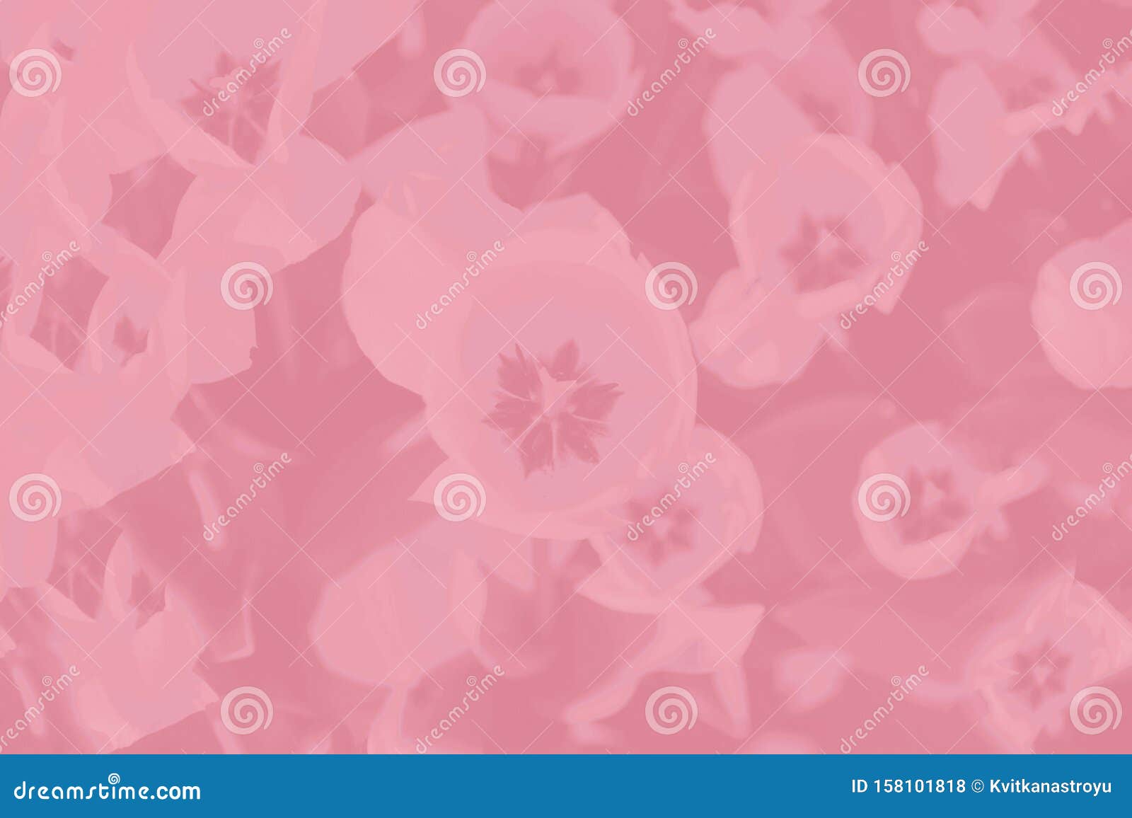 Coral Pink Gradient Background with Floral Pattern. Abstract Background ...
