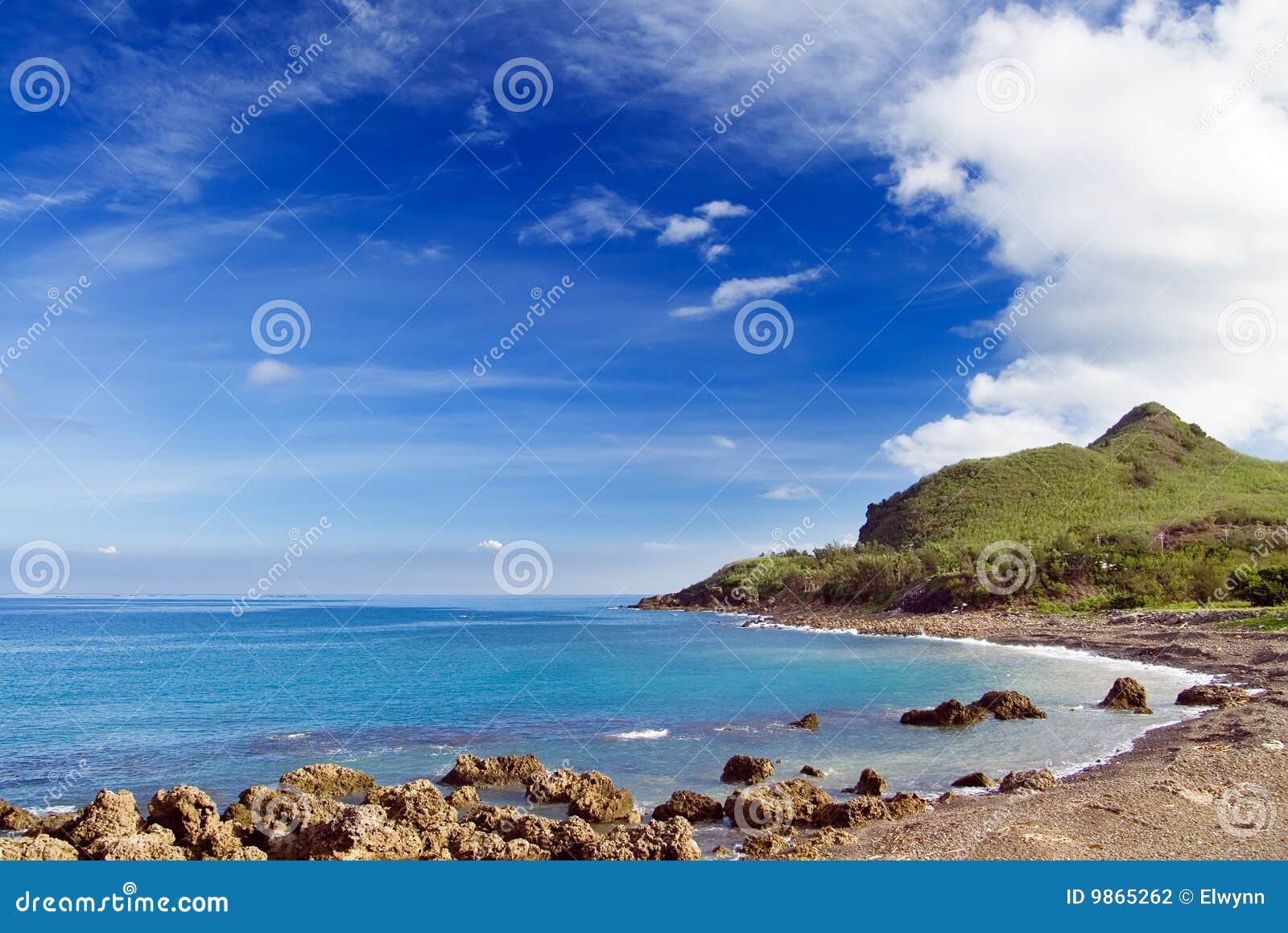 Coral reef bay stock photo. Image of bright, beach, sand - 9865262