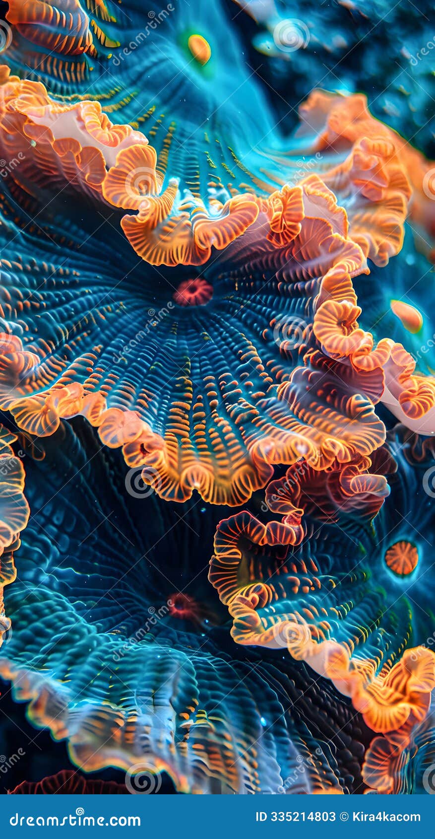 Underwater Beauty Fish Swimming In Colorful Reef, Nature Aquatic ...