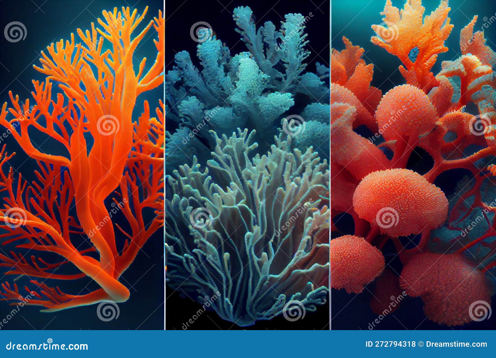 Coral Reef in the Red Sea. AI Generated Stock Illustration ...