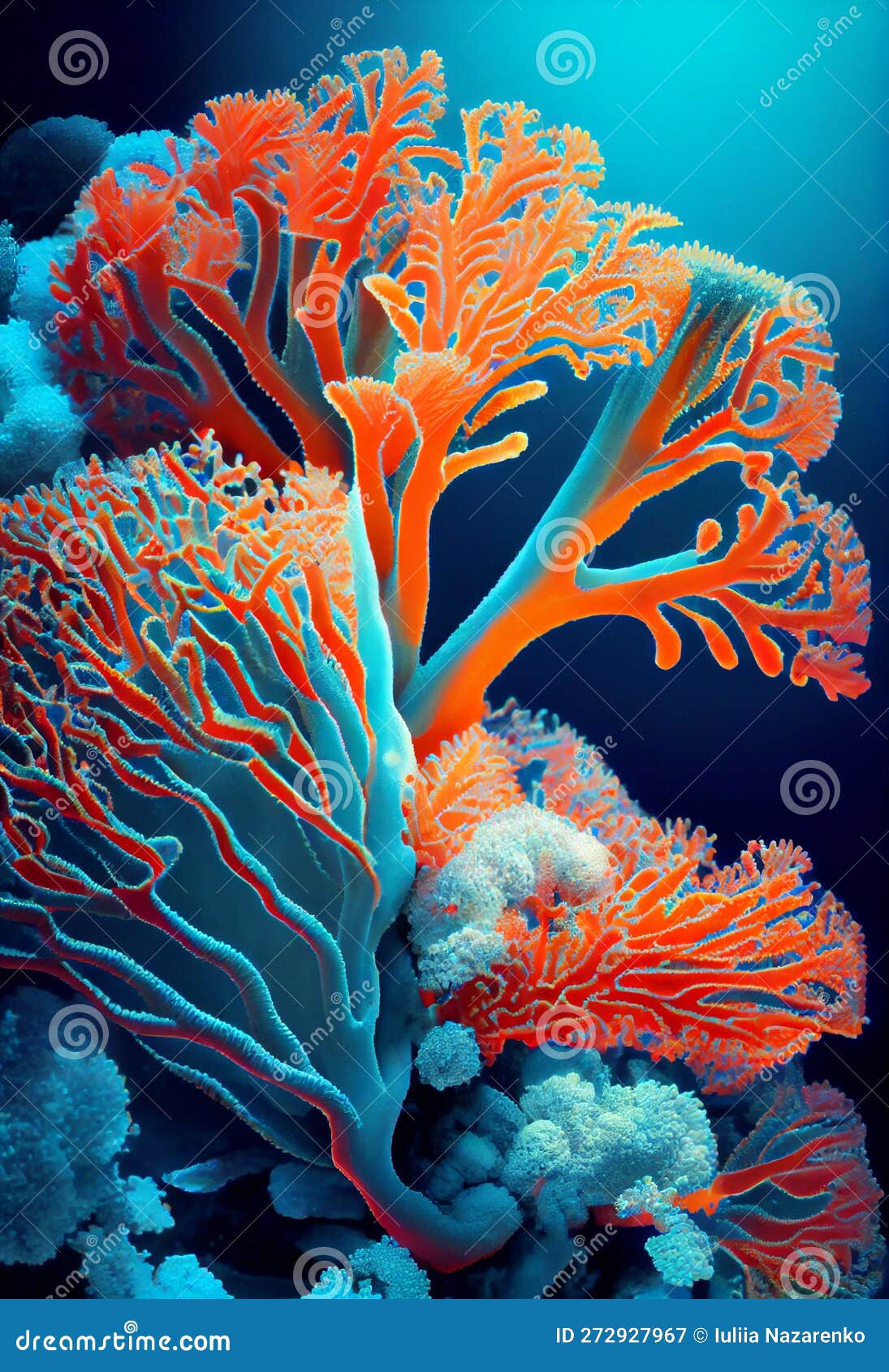 Coral Reef in the Red Sea. AI Generated Stock Illustration ...
