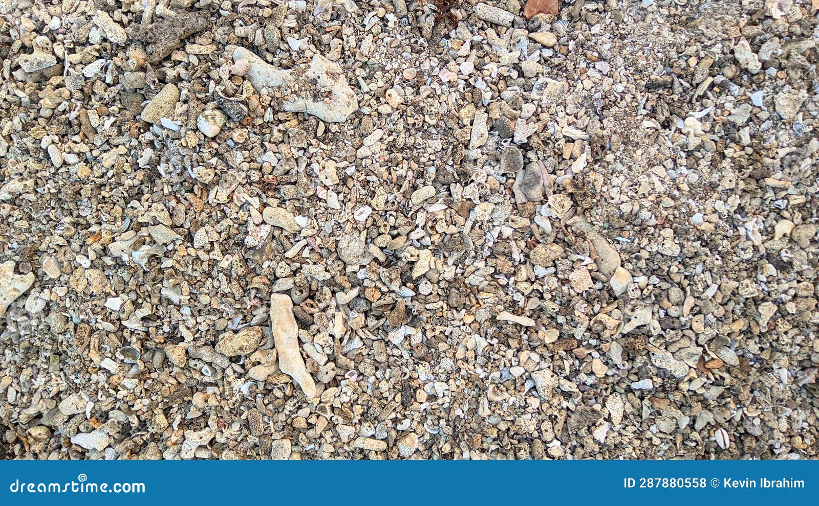 Coral Sand on a Beach in Indonesia Stock Photo - Image of landscape ...